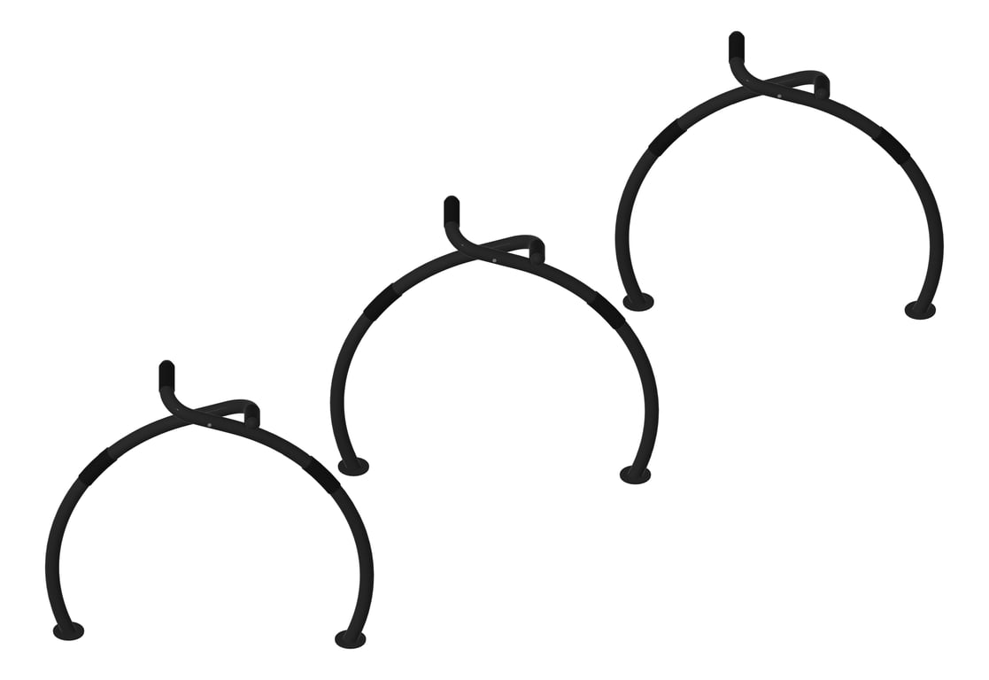 Rack Bicycle FiveAtHeart Wishbone 45Degree - BIMcontent.com