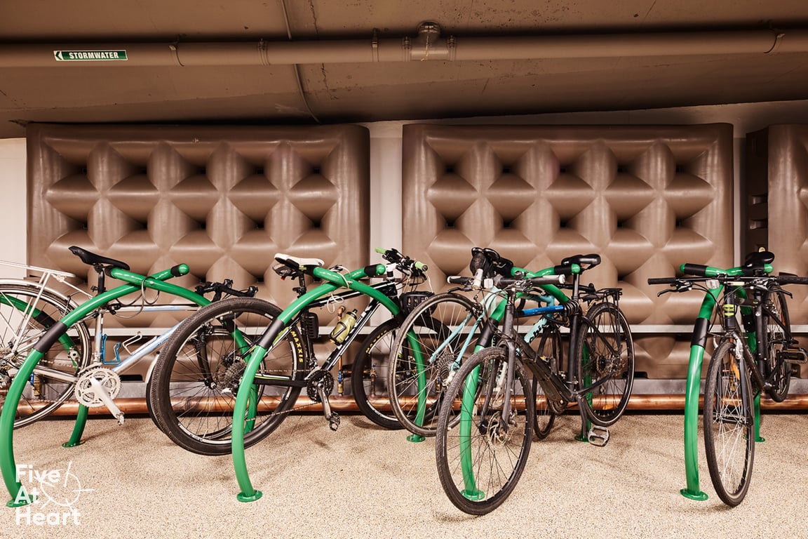 Rack Bicycle FiveAtHeart Wishbone 45Degree - BIMcontent.com