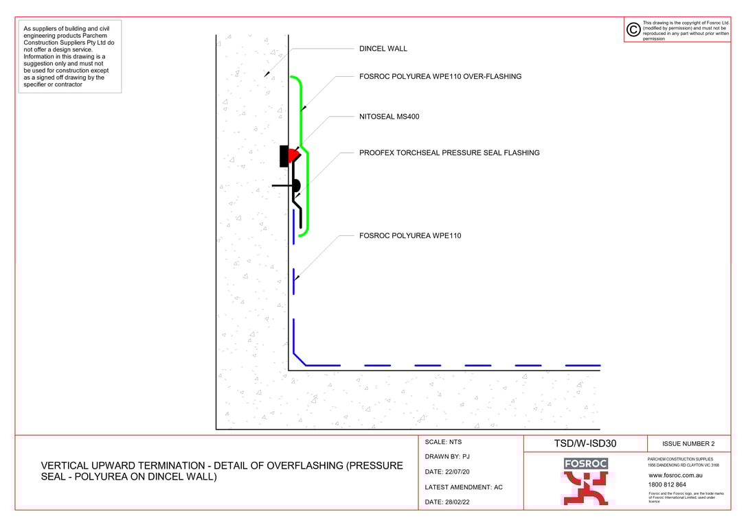 TSD-W-OSD04 - POTABLE WATER RETAINING STRUCTURE - NEW CONSTRUCTION ...