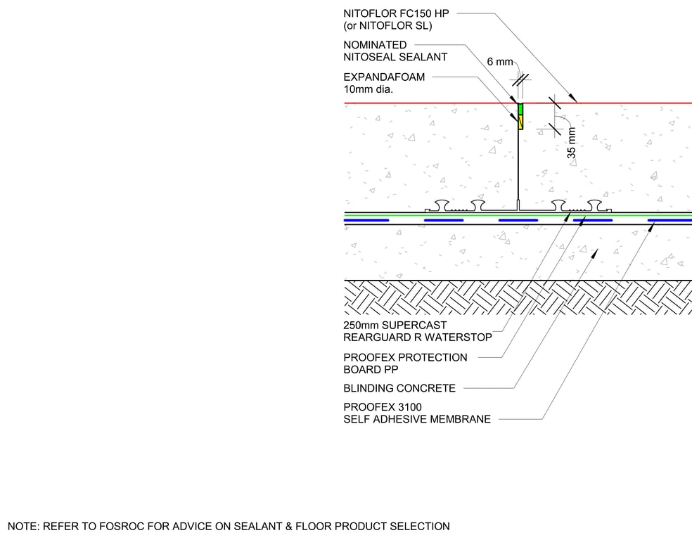 TYPICAL FLOORING CONSTRUCTION JOINT DETAIL - BIMcontent.com