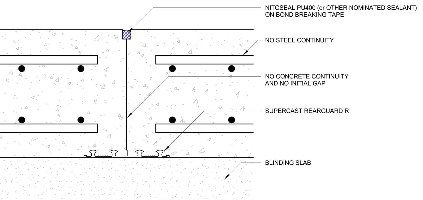 FORMED CONTRACTION JOINT DETAIL - BIMcontent.com