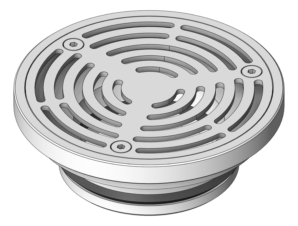 Drain Floor GalvinEngineering HeelGrate - BIMcontent.com