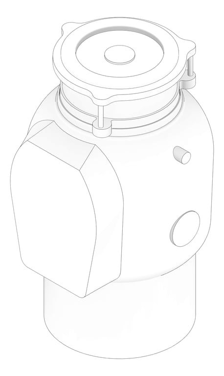 WasteDisposer Food InSinkErator E75 - BIMcontent.com