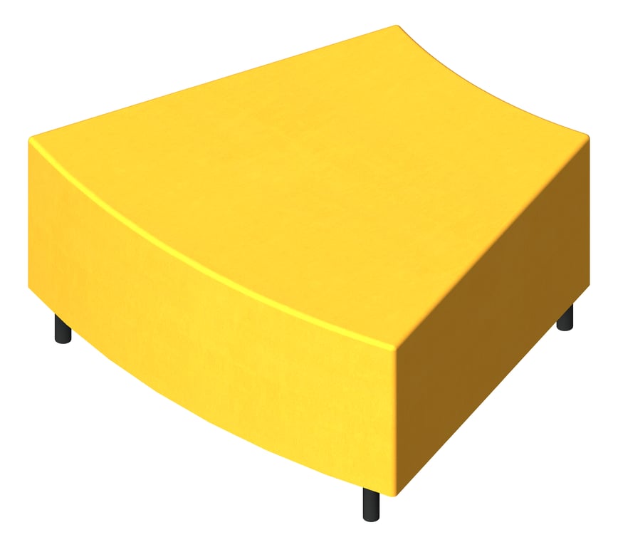 Seat Library IntraSpace Soft20 Ottoman - BIMcontent.com