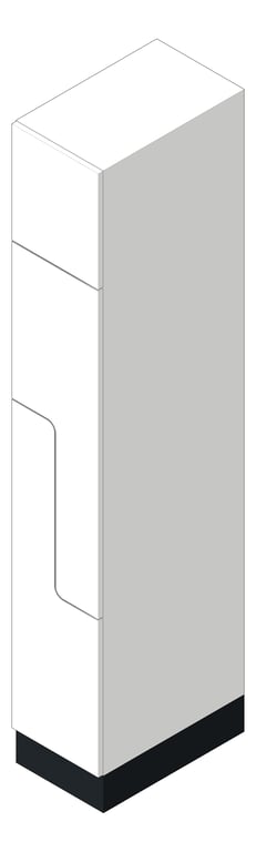 Shelving Library IntraSpace Wave 3Tier - BIMcontent.com