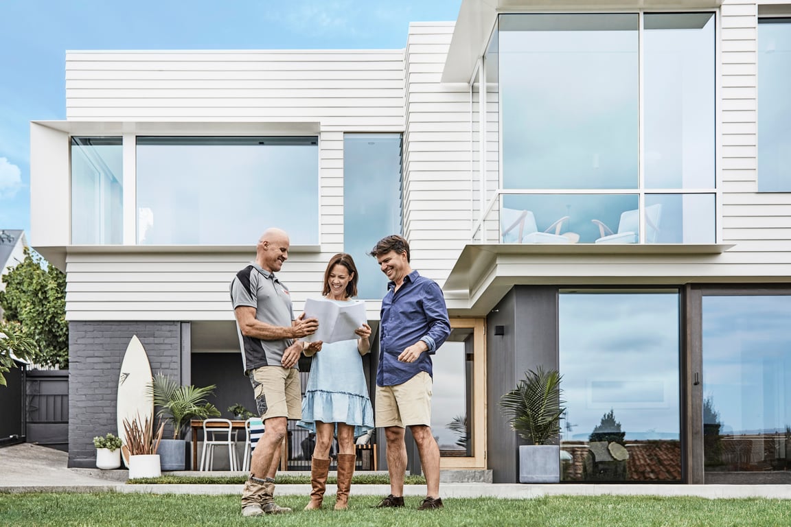 Cladding Board JamesHardie LineaWeatherboard 150Smooth Domino ...