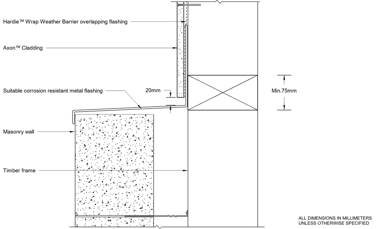 AXON DF Horizontal Junction Option 2 - BIMcontent.com