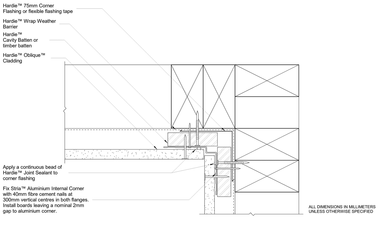 OBLIQUE CF Internal Corner - BIMcontent.com