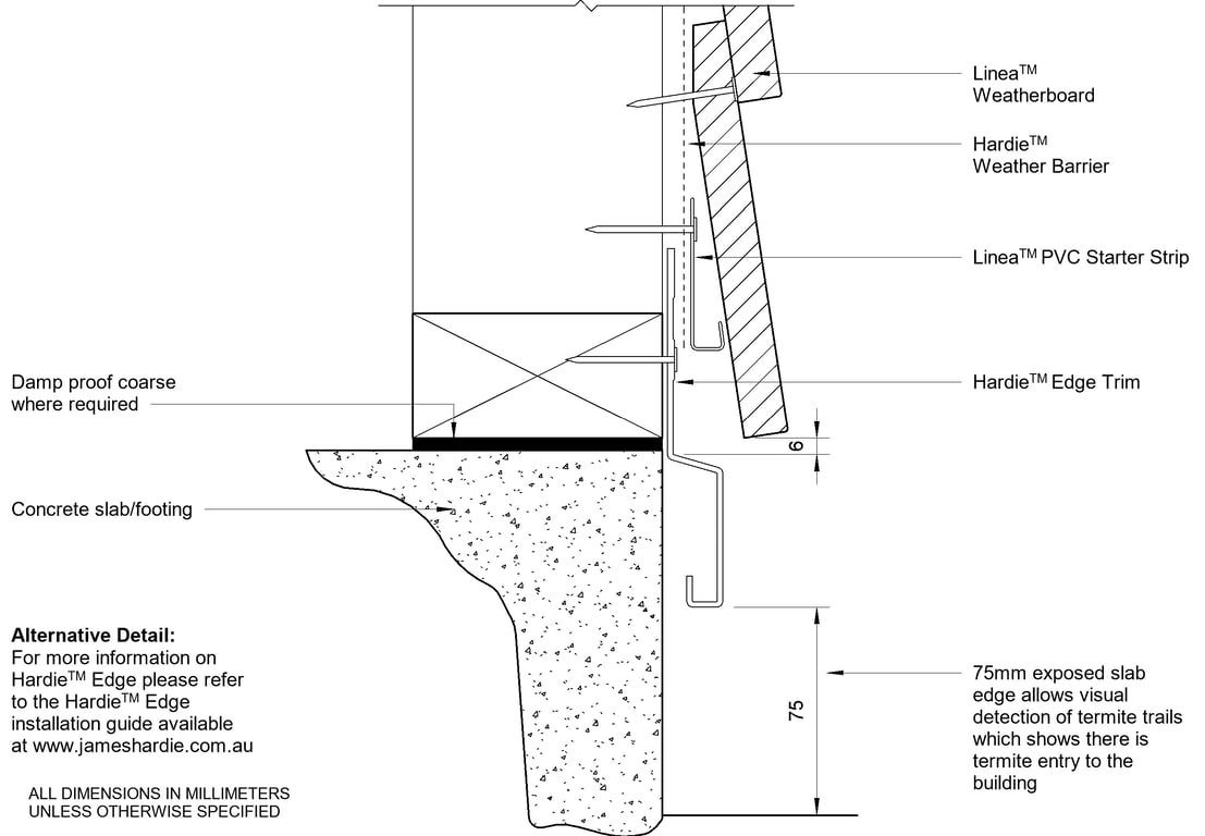 LINEA DF Slab Junction Alternative - BIMcontent.com