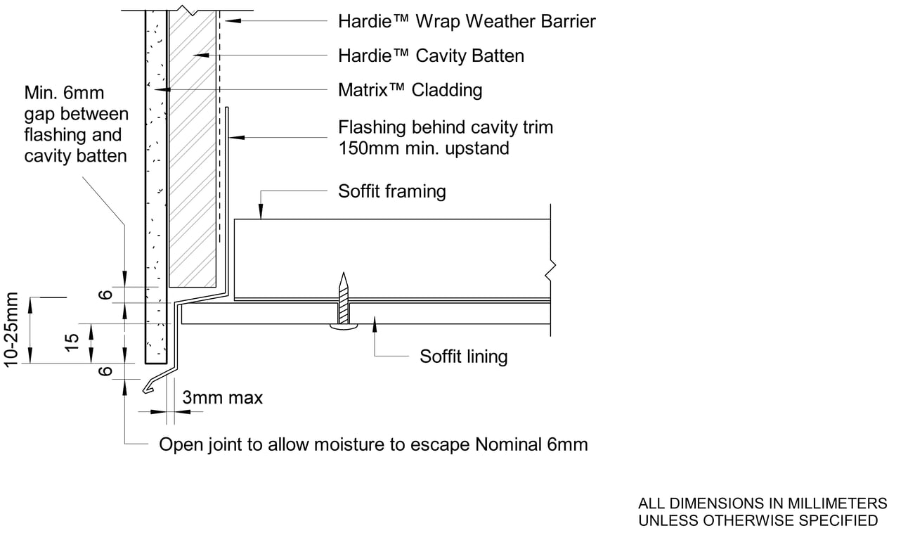 MATRIX Facade-Soffit Junction - BIMcontent.com