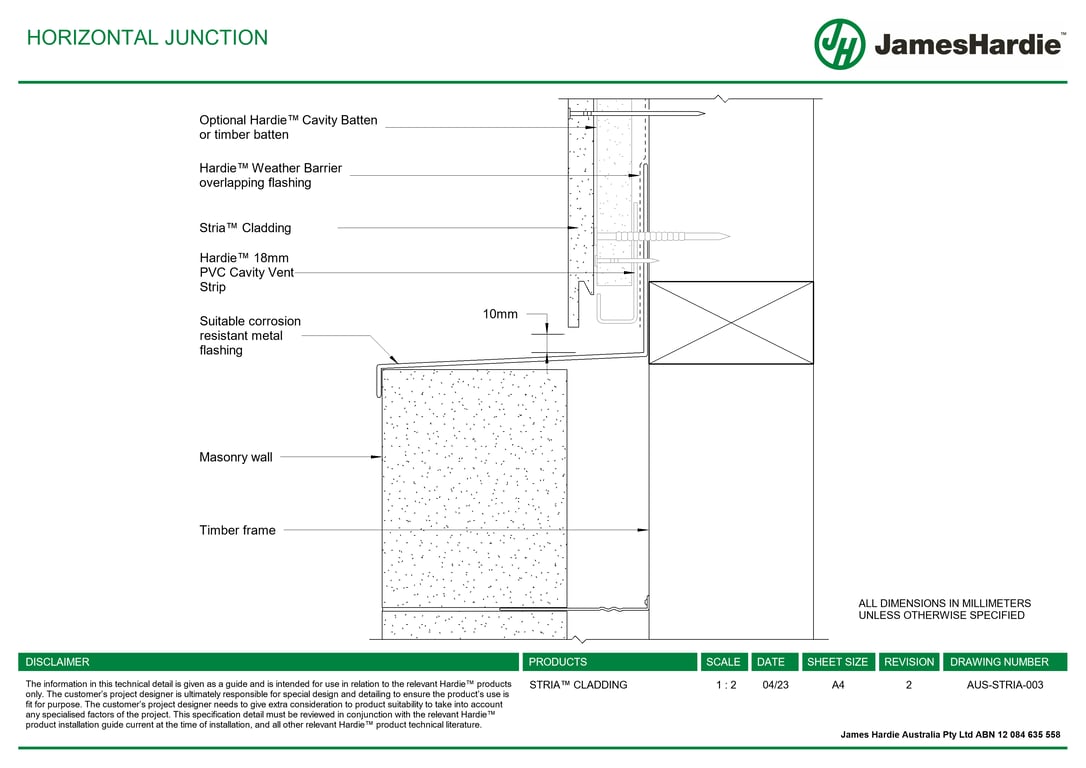 AUS-STRIA-003 - HORIZONTAL JUNCTION - BIMcontent.com