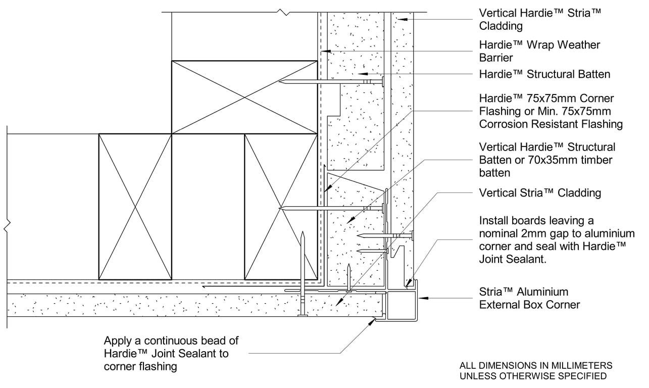 STRIA CF External Corner Between Vertical And Horizontally Oriented ...