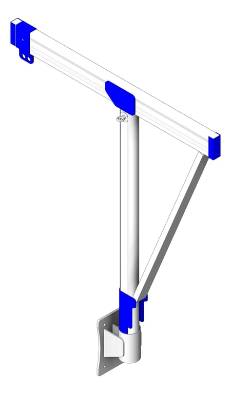 FallProtection DavitBase Kattsafe WallMount - BIMcontent.com