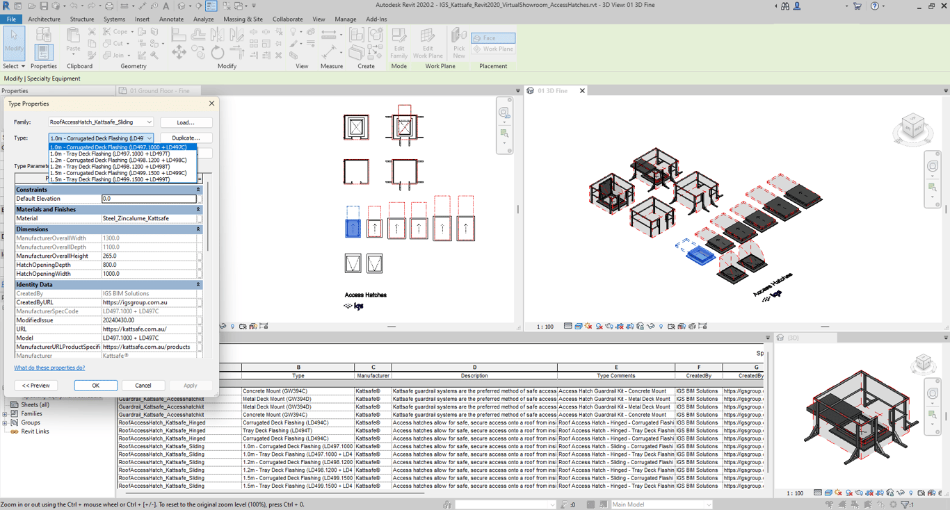 Kattsafe RoofAccessHatches VirtualShowroom - BIMcontent.com