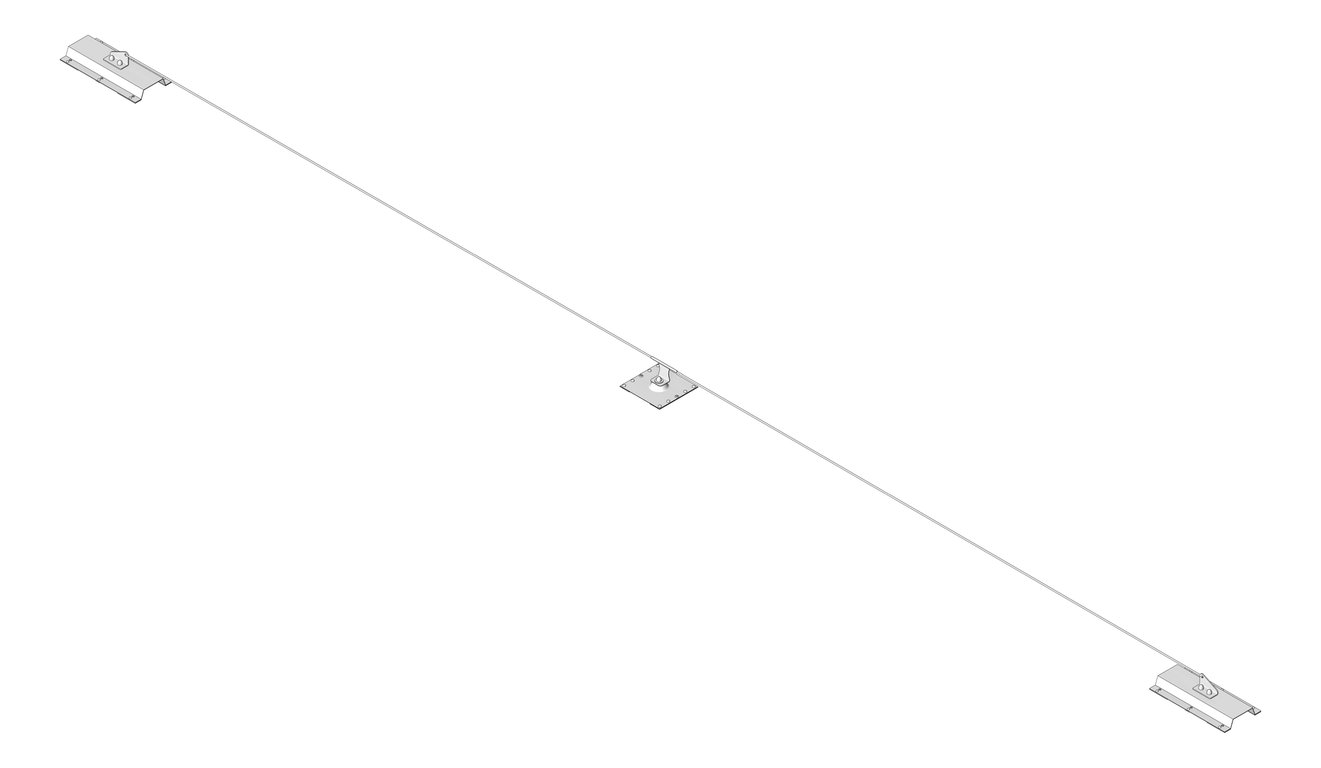 FallProtection StaticLine Kattsafe MetalDeck CrestMount - BIMcontent.com