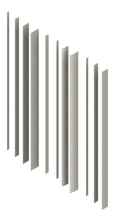 Batten Aluminium Knotwood 50mmSuite - BIMcontent.com