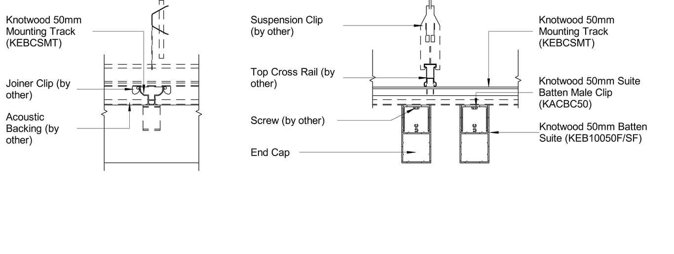 BATTEN Tracks A Suspended Ceiling Detail - BIMcontent.com