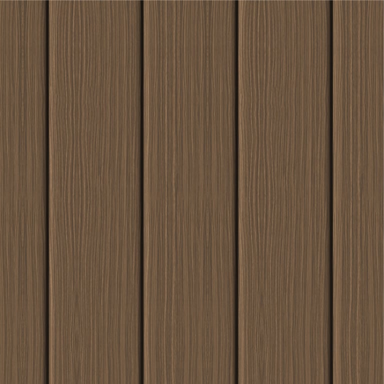 Cladding Aluminium Knotwood Traditional Vertical 150Flat FrenchWalnut ...