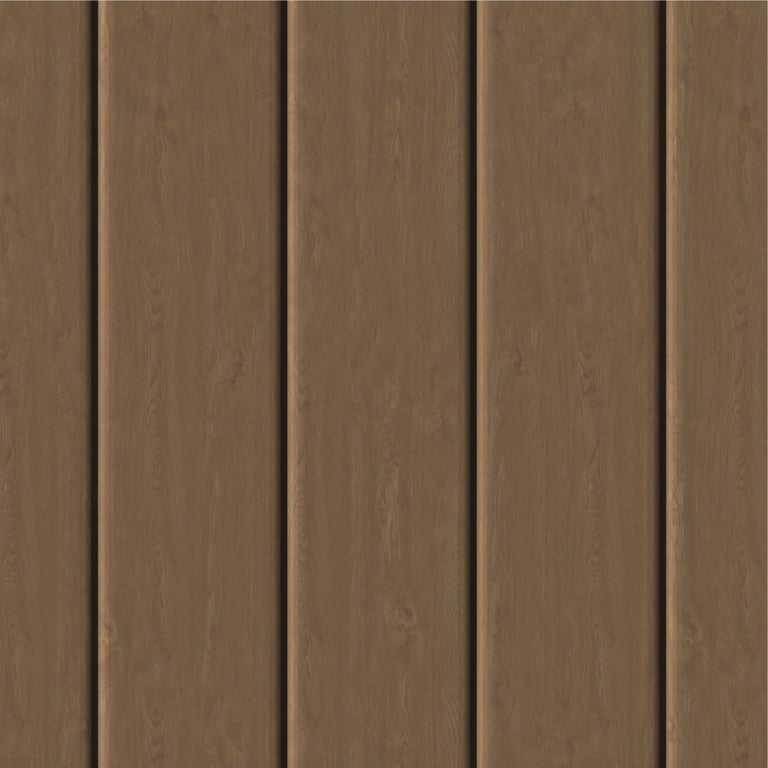 Cladding Aluminium Knotwood Traditional Vertical 150Flat Sycamore ...