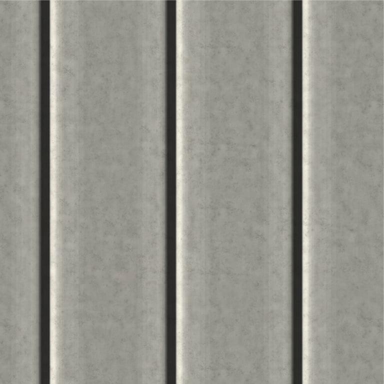 Cladding Aluminium Knotwood Traditional Vertical 200Shadowline Concrete ...