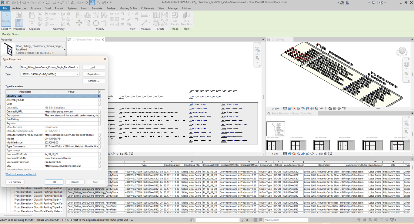 LotusDoors VirtualShowroom - BIMcontent.com
