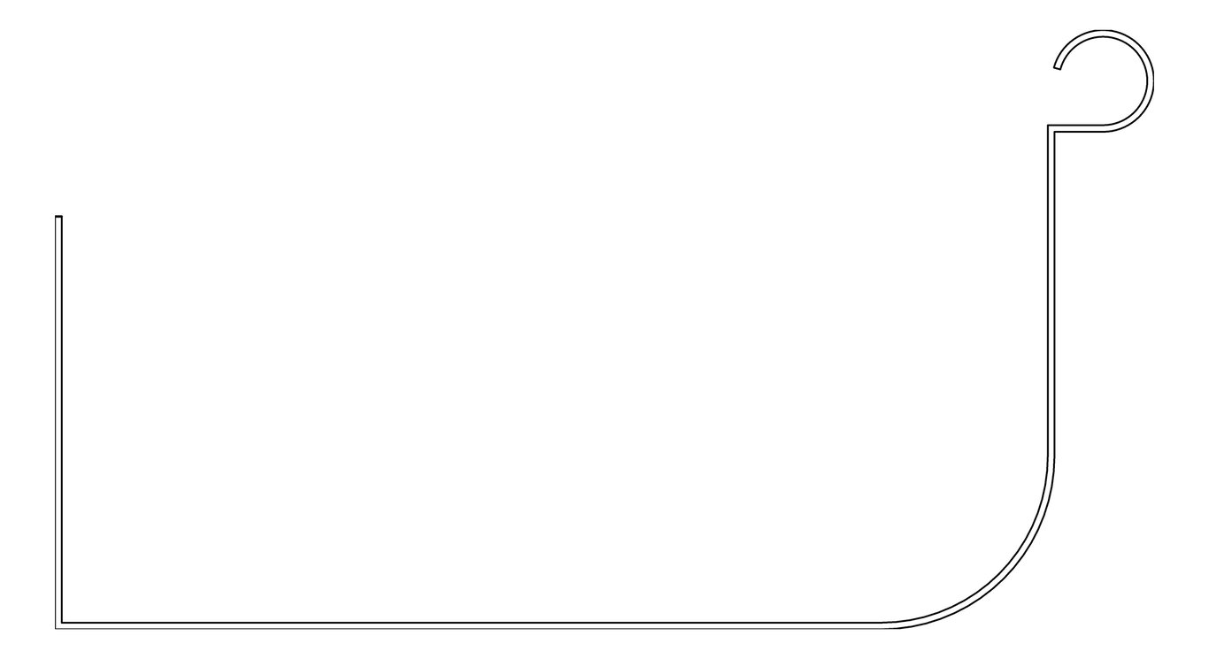 Detail Gutter Lysaght Quad HiFront - BIMcontent.com