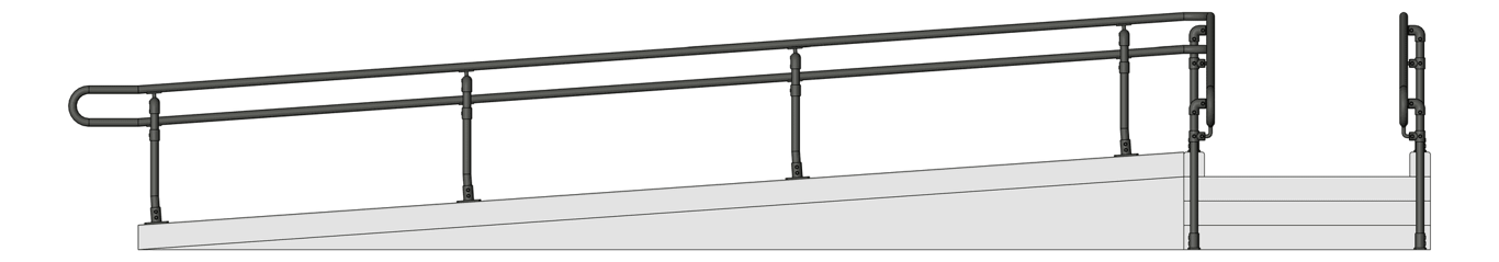 Handrail Accessible Moddex Assistrail - BIMcontent.com
