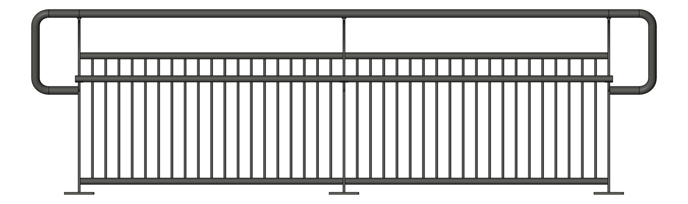 Barrier Bridge Moddex Bridgerail - BIMcontent.com