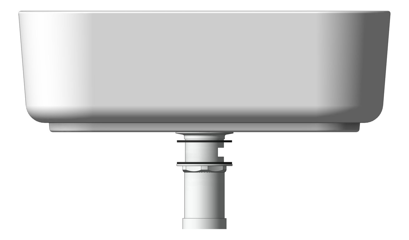 Basin Oliveri Naples CounterTop Rectangular - BIMcontent.com