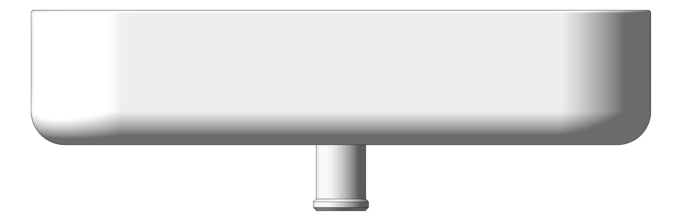 Basin CounterTop Raymor Ambition Rectangle - BIMcontent.com