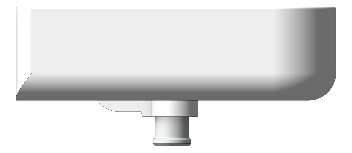 Basin CounterTop Raymor EdgeII Rectangle - BIMcontent.com