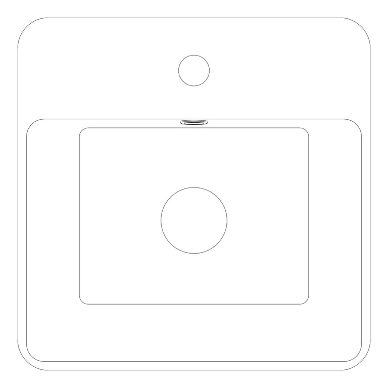 Basin Inset Raymor EdgeII Overflow - BIMcontent.com