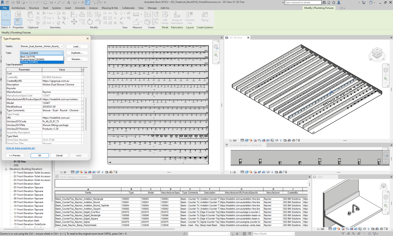Raymor VirtualShowroom - BIMcontent.com