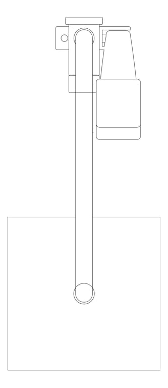 Shower Dual Raymor Winton Compact Square - BIMcontent.com