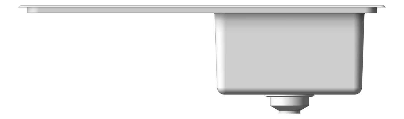 Sink Kitchen Raymor Projix Right Single - BIMcontent.com
