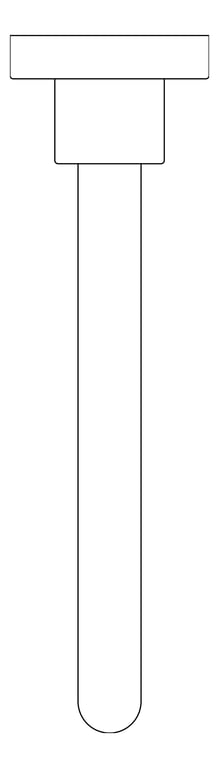 Spout Wall Raymor Raven BathBasin 200mm - BIMcontent.com