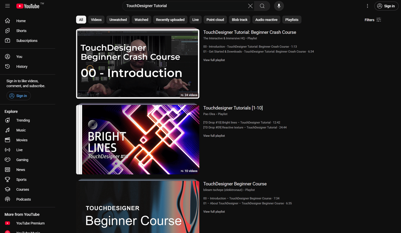 TouchDesigner 入門全攻略：互動媒體設計的強大工具，從入門到進階的教學指南