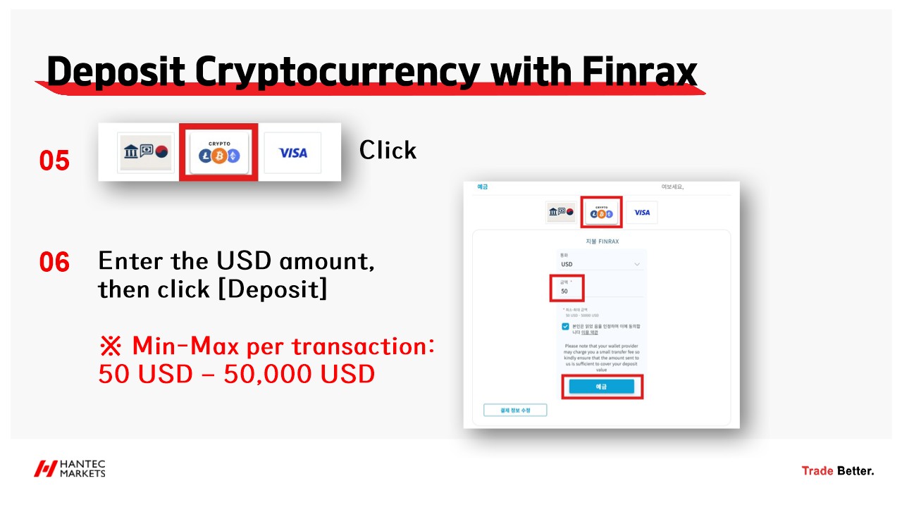 USDT & Crypto Deposit via Finrax 🔥