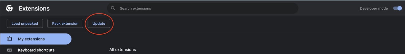 How to update Requestly extension manually