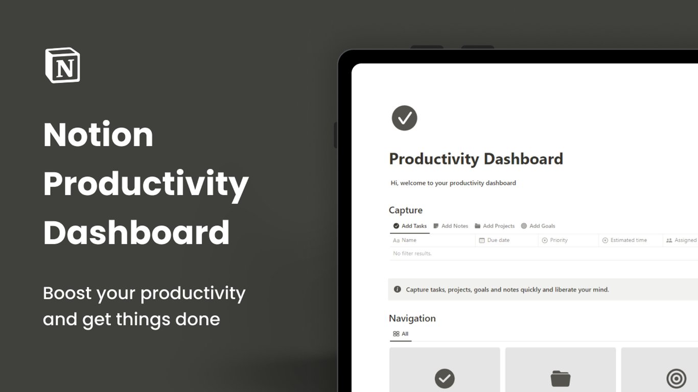 Notion Ultimate Productivity Dashboard System Notion Ultimate Productivity Dashboard System