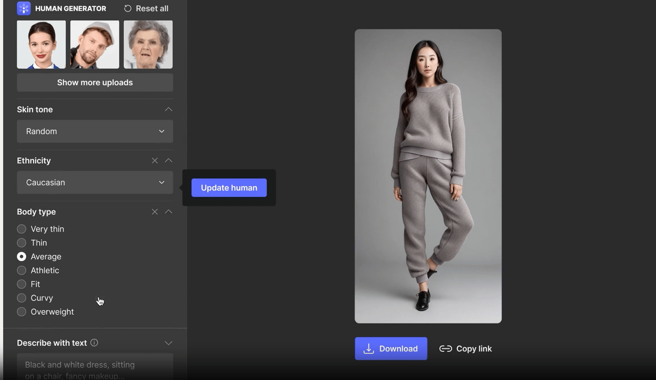 AI Human Generator – Generate and Modify People Online (1)