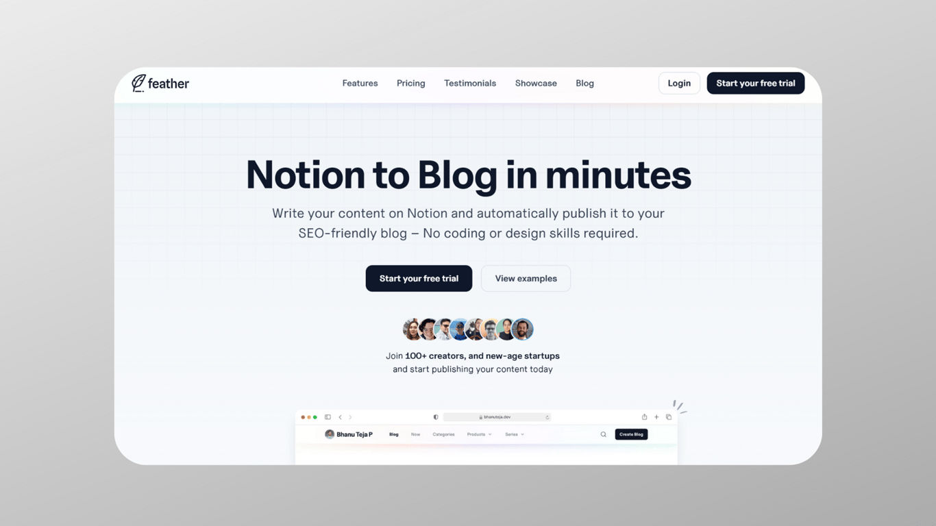 Bullet - #1 Alternative to Feather.so