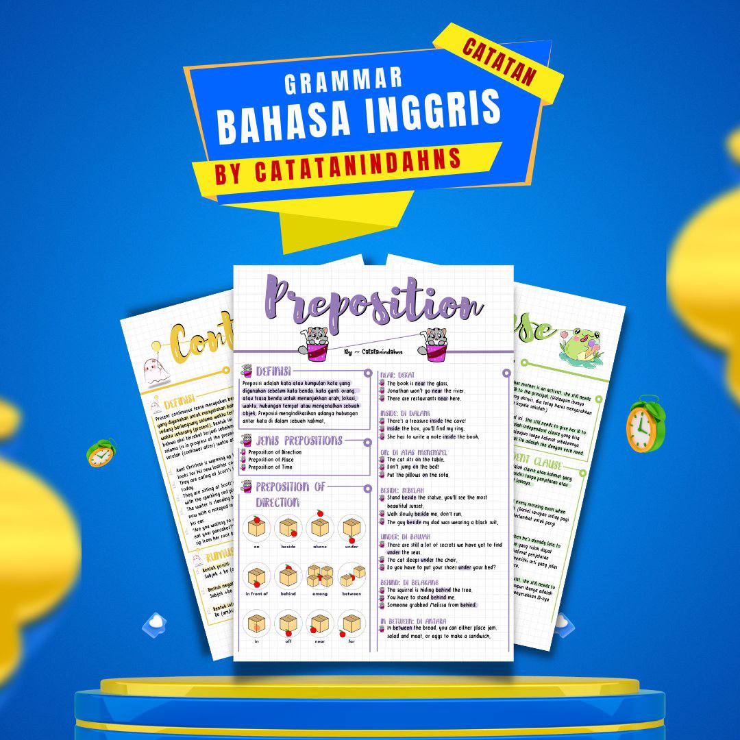 Catatan Bahasa Ingggris dari 0 - Grammar | Clicky