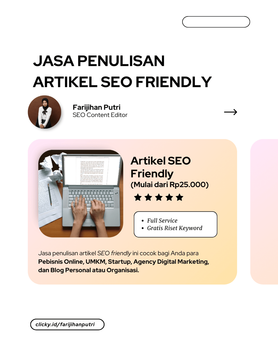 [FREE] CONTOH ARTIKEL SEO FRIENDLY | Clicky