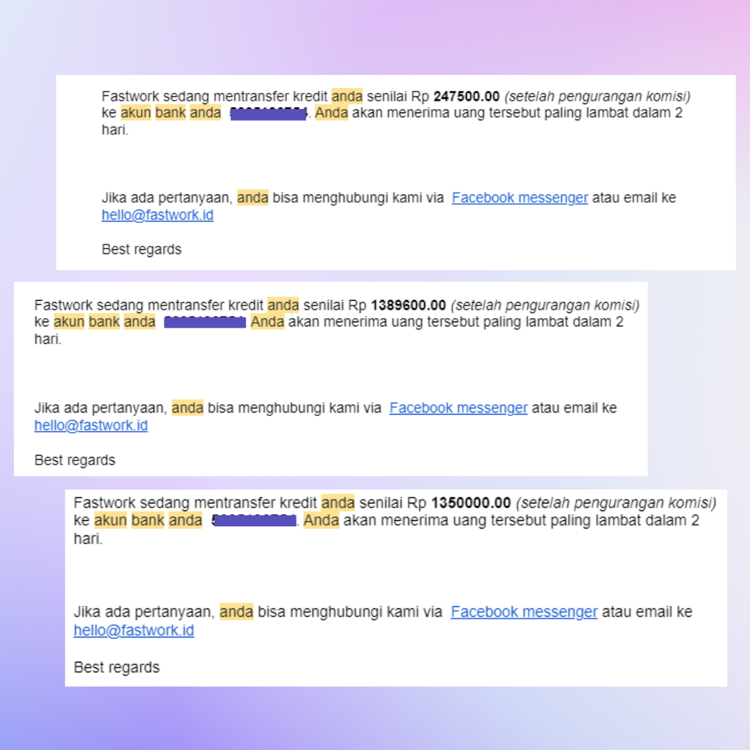 CARA GAJIAN 2X SEBULAN DI FASTWORK | Clicky