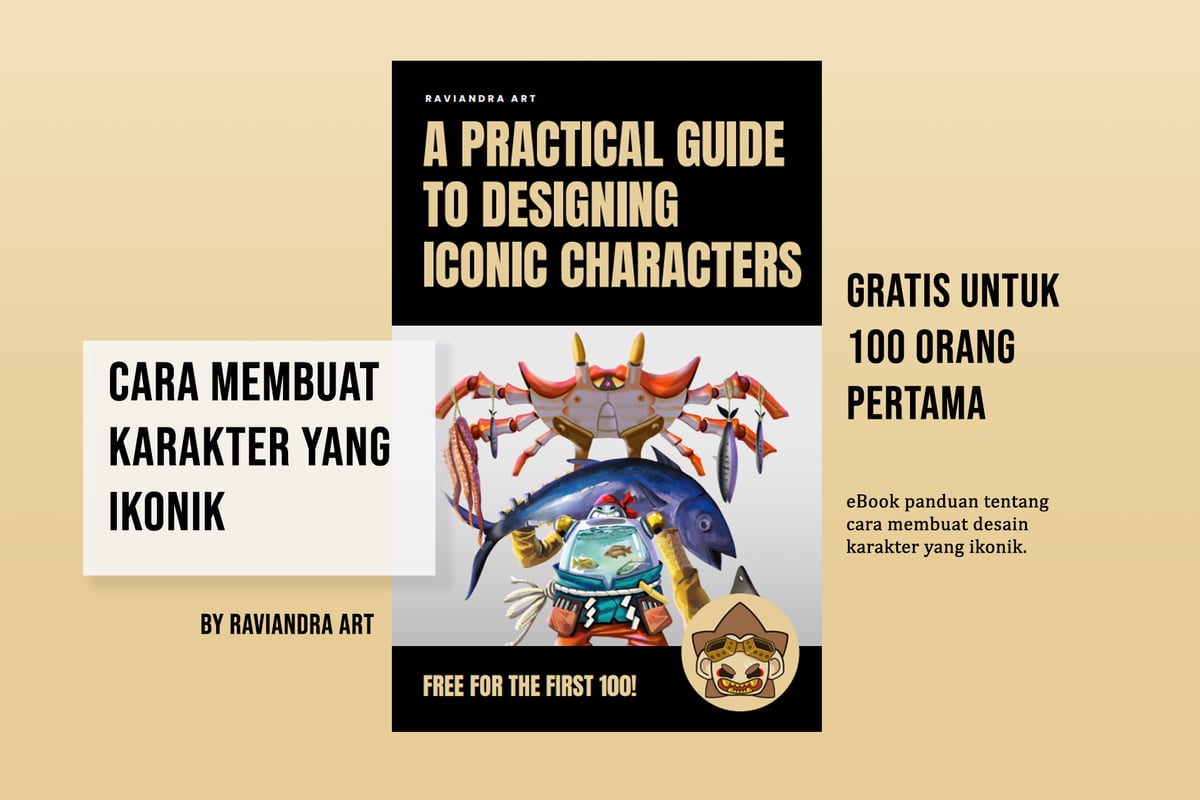 Designing Iconic Characters by Raviandra Art | Clicky