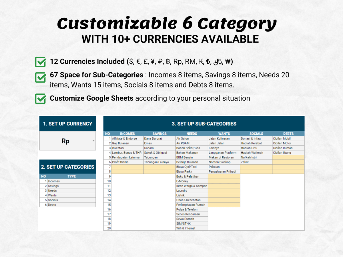 Split Bill Template | Clicky