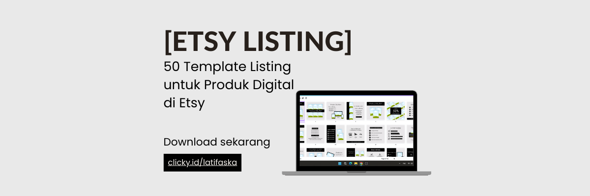50 Template Listing Produk Digital (for Personal Use) | Clicky