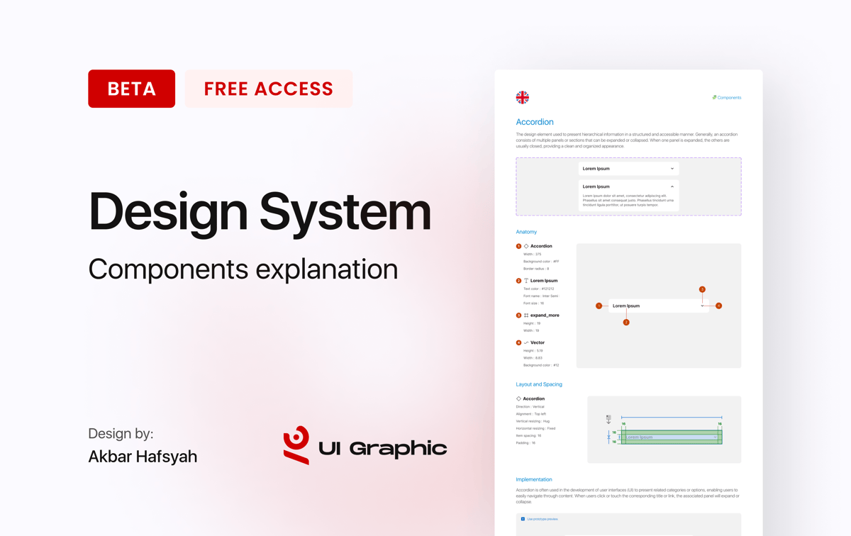 Guide Book: Design System - Component Explanation | Clicky