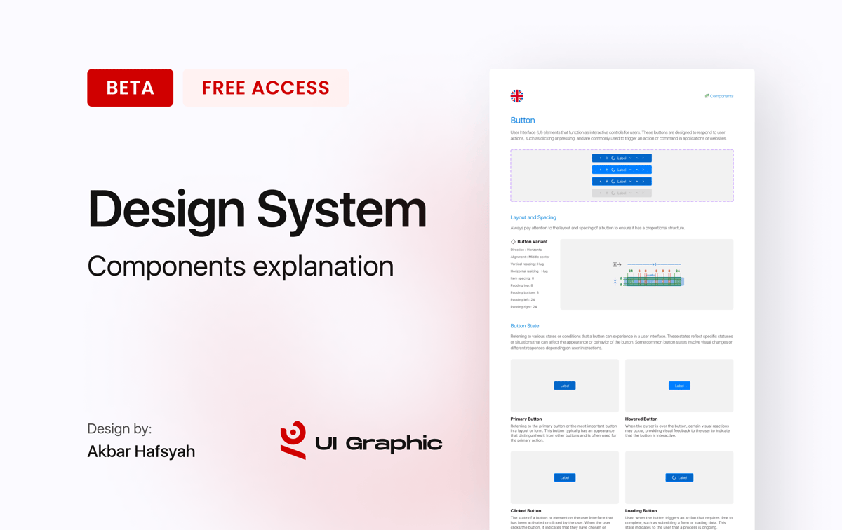 Guide Book: Design System - Component Explanation | Clicky